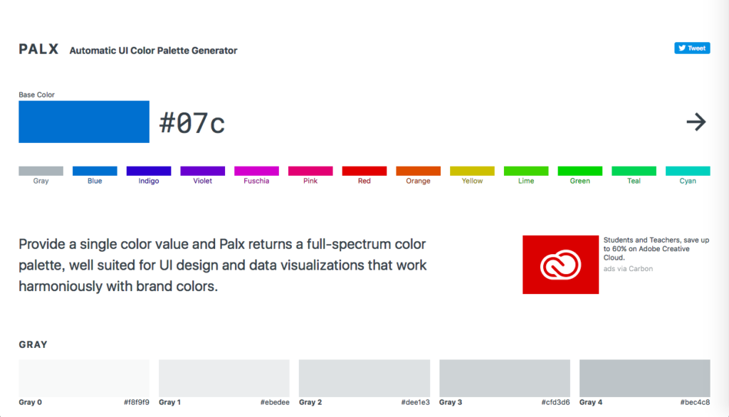 Webデザイン・UIデザイン関連のカラーツールまとめ | designature